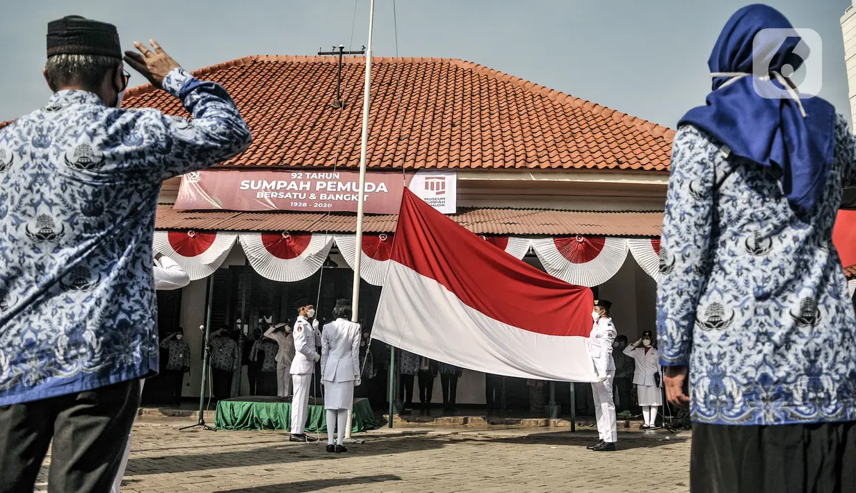 FOTO: Digelar Terbatas, Peringatan Hari Sumpah Pemuda 2020 di Museum ...