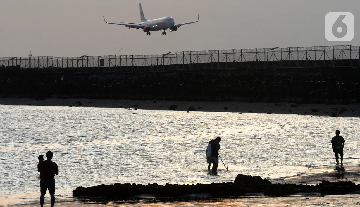 FOTO: Keindahan Pantai Kelan di Samping Bandara Ngurah Rai - Foto Liputan6.com