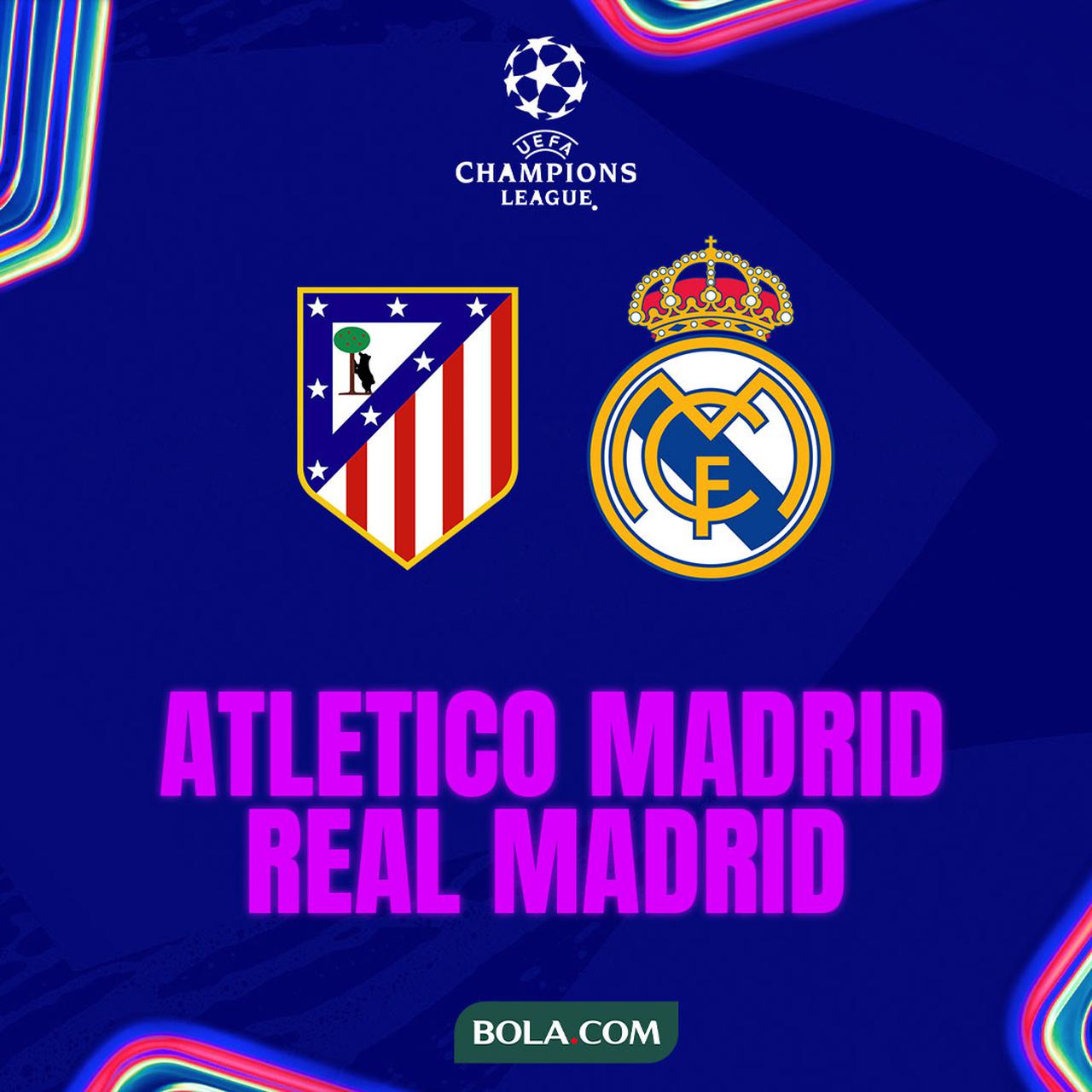 Hidup Mati Atletico Madrid Vs Real Madrid di Liga Champions, Ini link-nya