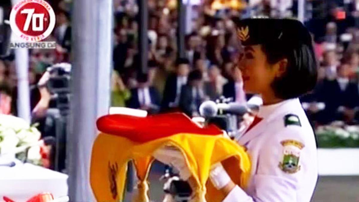Maria Felicia Sempat Takut Saat Ditunjuk Jadi Pembawa Bendera