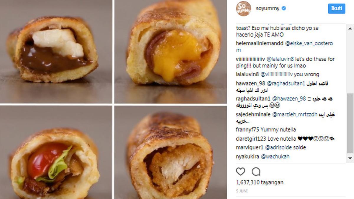 Resep Praktis Roti Gulung Isi untuk Sarapan Si Kecil - Lifestyle ...