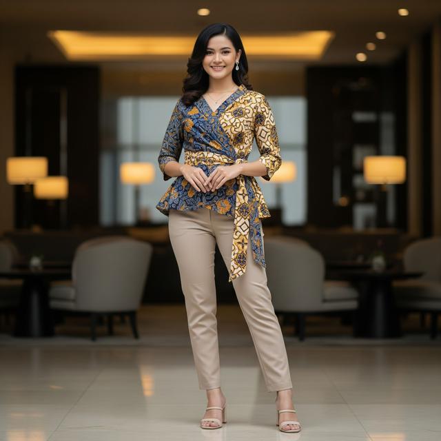 9 Model Atasan Batik Wanita Cocok untuk Acara Formal dan Informal ...