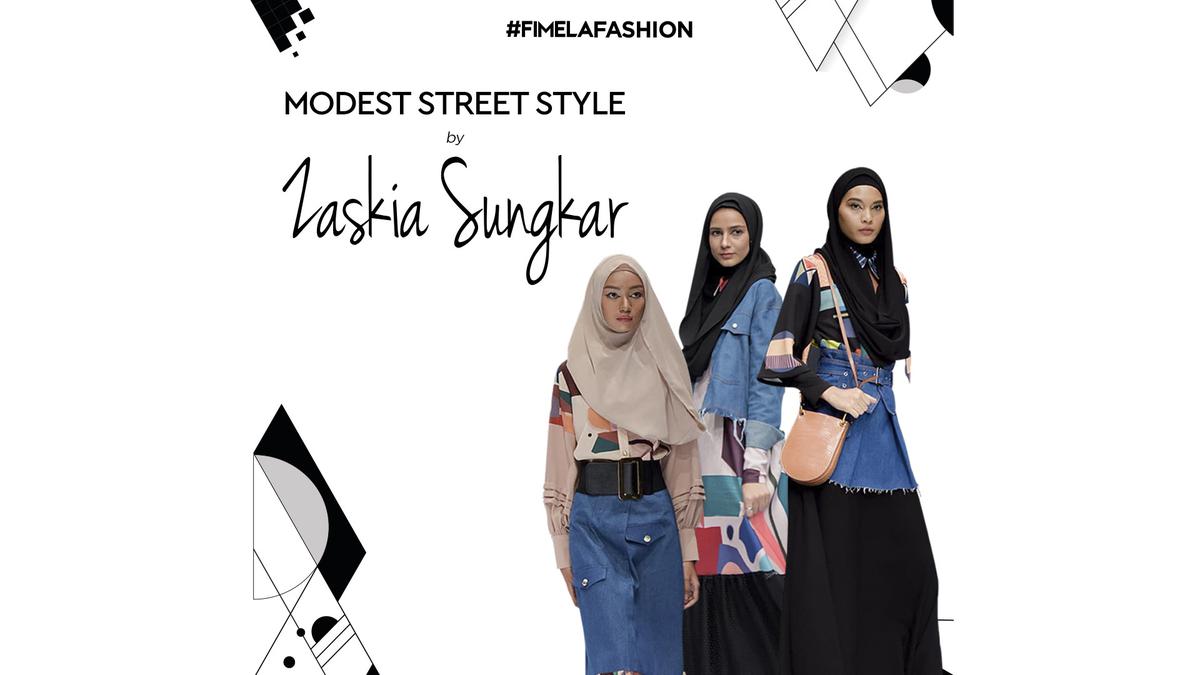 Intip Koleksi Modest Street Style Zaskia Sungkar - Fashion Fimela.com