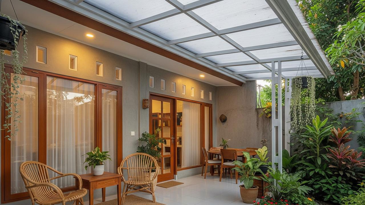 9 Jenis Atap Teras Rumah yang Tidak Berisik Saat Hujan, Material ...