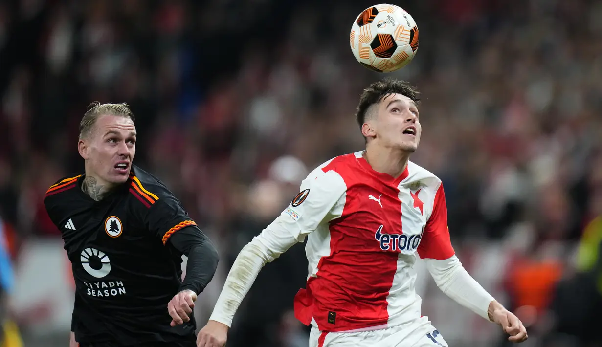 Hasil Liga Europa: AS Roma Keok di Kandang Slavia Praha - Foto Liputan6.com