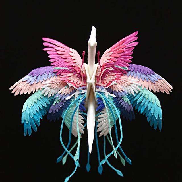 6 Karya Seni Origami Burung Bangau Ini Detailnya Sempurna, Bikin Takjub ...