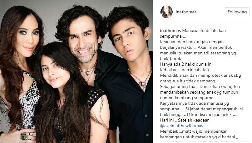 Anak Jadi Tersangka, Istri Jeremy Thomas: Mama Bangga, Nak... - ShowBiz ...