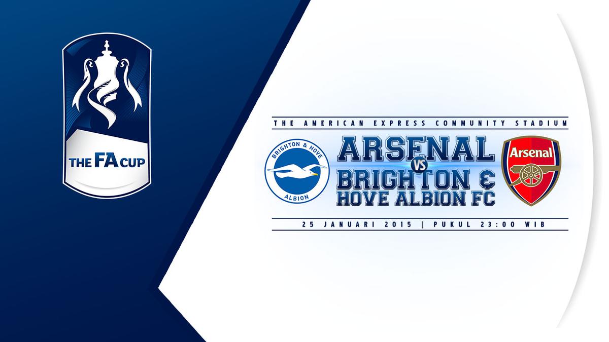 Susunan Pemain Brighton vs Arsenal