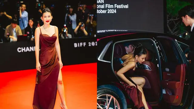 7 Potret Shenina Cinnamon di BIFF Korea 2024,