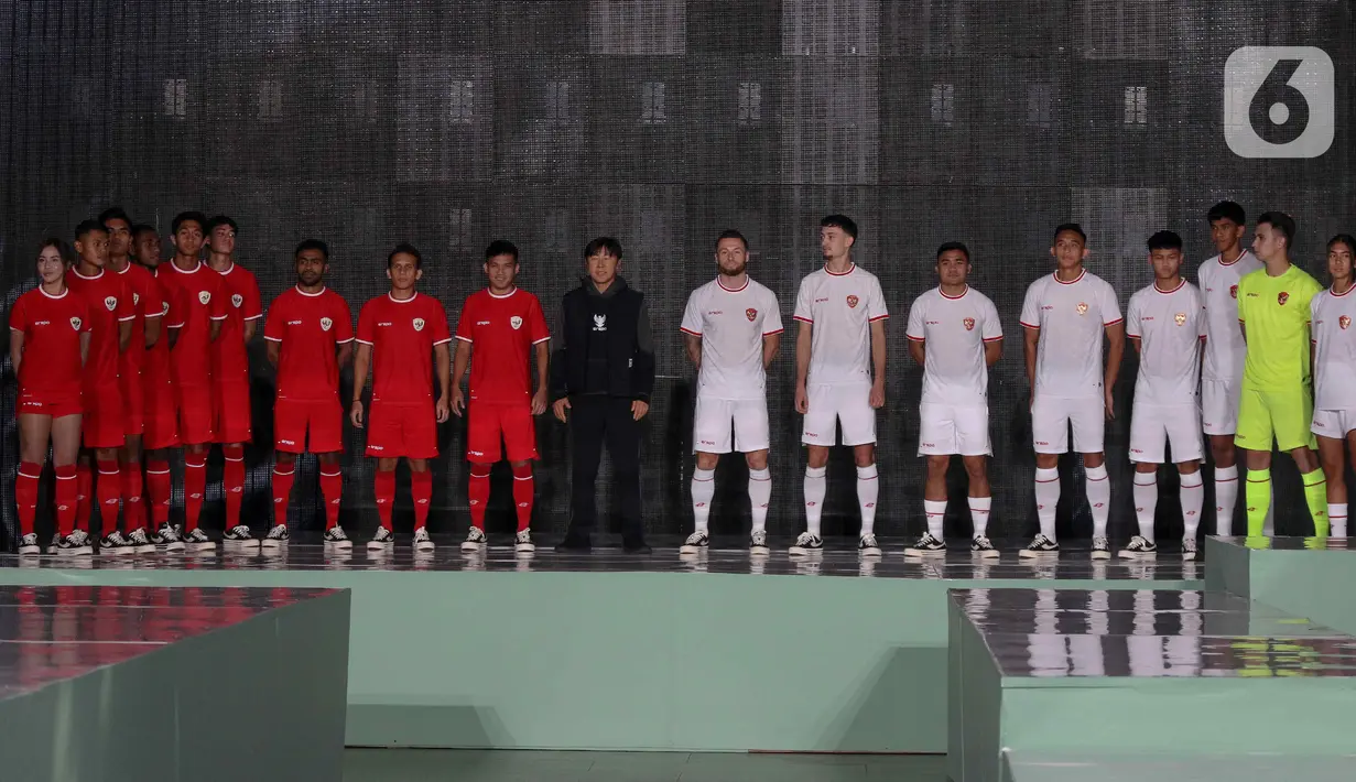 Timnas Indonesia Resmi Kenakan Jersey Baru di 2024 - Foto Liputan6.com