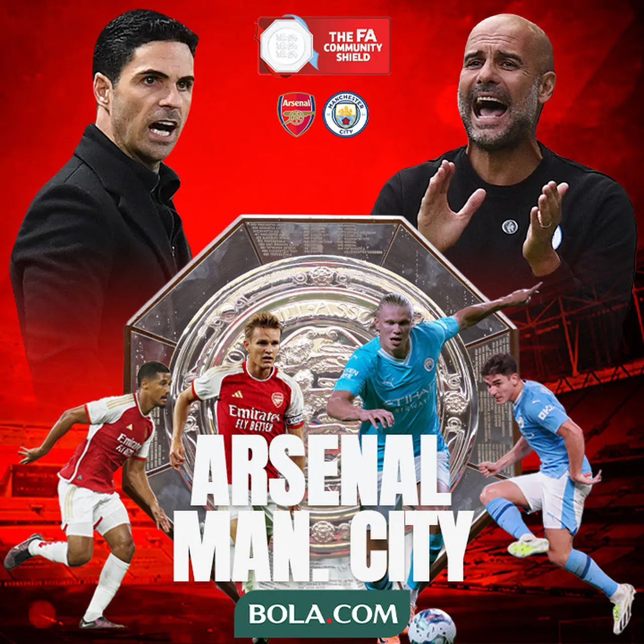 Jadwal Live Streaming Community Shield 2023, Arsenal Vs Manchester City: Tonton di Vidio ...