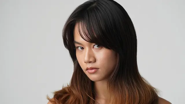 7 Model Rambut Layer Panjang untuk Wajah Bulat Pipi Tembam, Bikin Ilusi ...