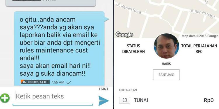 Berargumen dengan Driver Uber, Netizen ini Malah Panen Hujatan - Berita ...