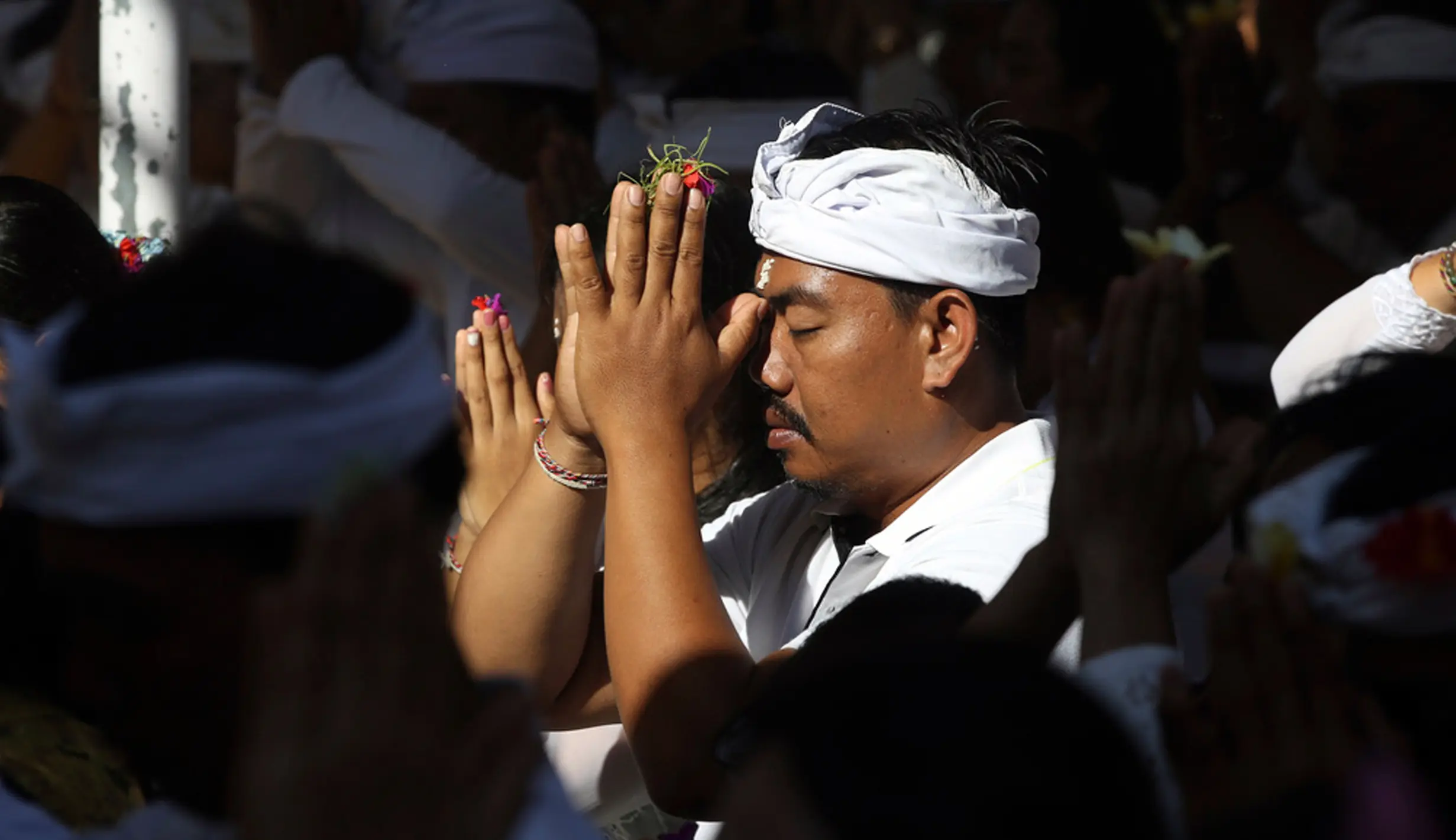 Perayaan Hari Raya Kuningan Umat Hindu di Denpasar Bali - Foto Liputan6.com