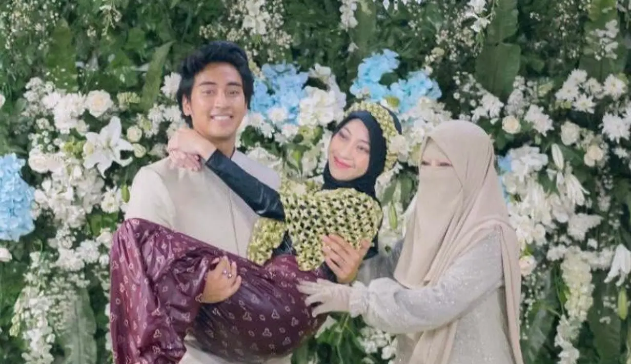 6 Gaya Abidzar Al-Ghifari Setia Dampingi Sang Kakak Adiba Khanza di Rangkaian Prosesi Pernikahan ...