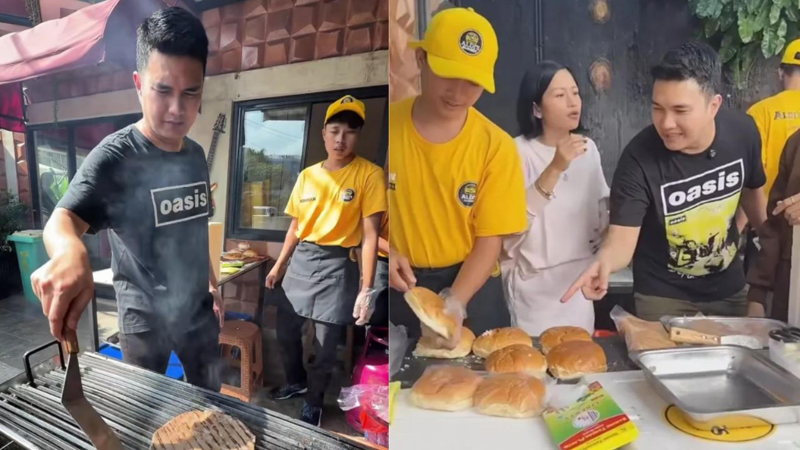 7 Potret Dapur di Warung Burger Aldi Taher yang Viral, Curi Perhatian