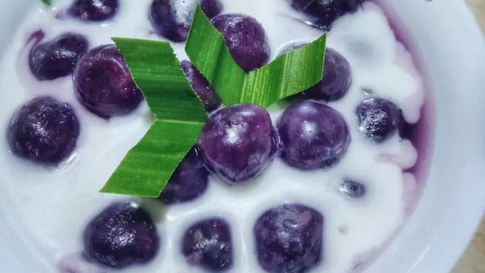Resep Kolak Biji Salak atau Candil dari Ubi Ungu - Food Fimela.com