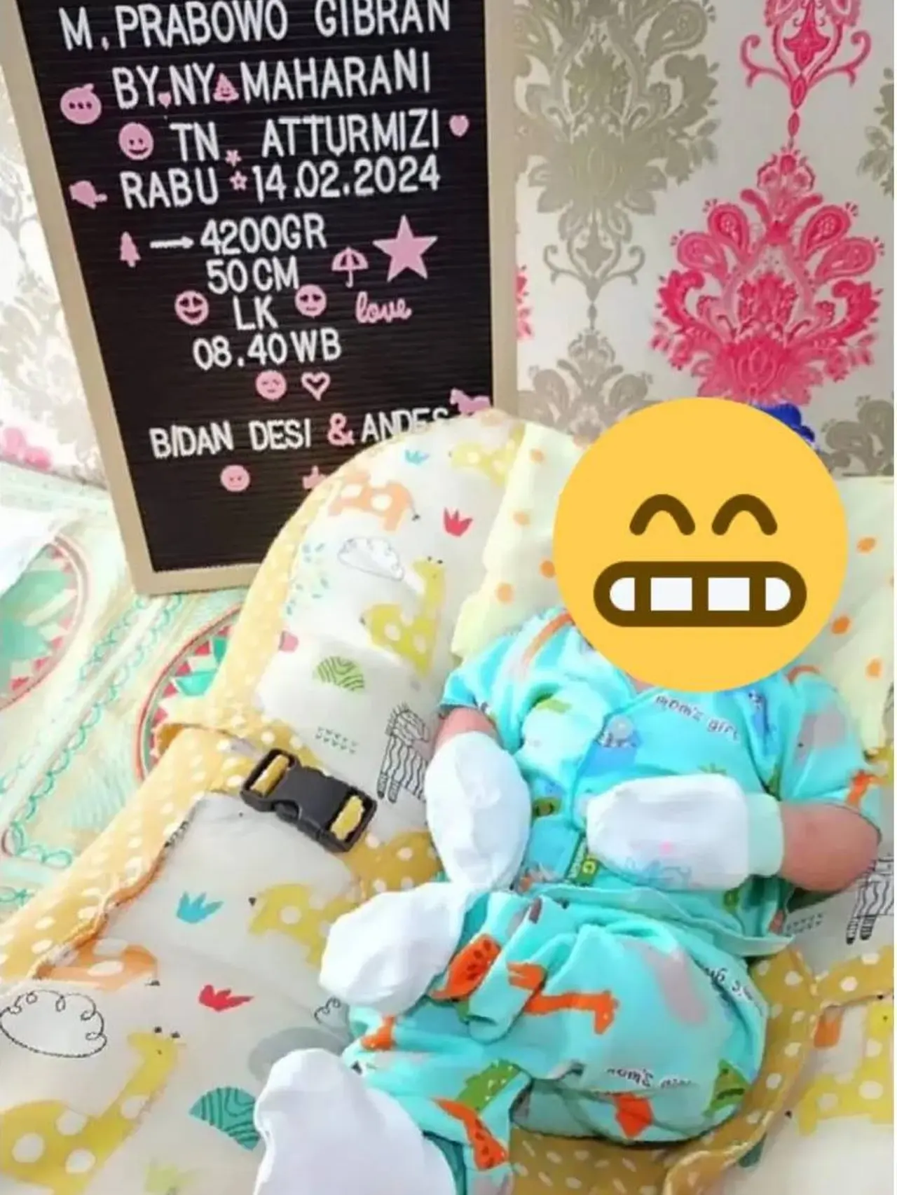 Viral Bayi Lahir pada saat Momen Pemilu, Diberi Nama Prabowo Gibran ...