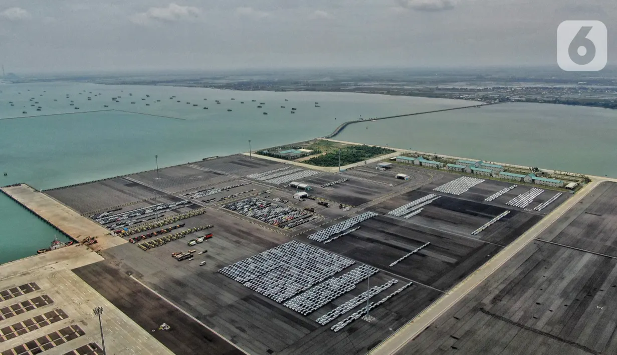 Melihat Perkembangan Tahap Satu ke Tahap Dua Pembangunan Pelabuhan Patimban - Foto Liputan6.com