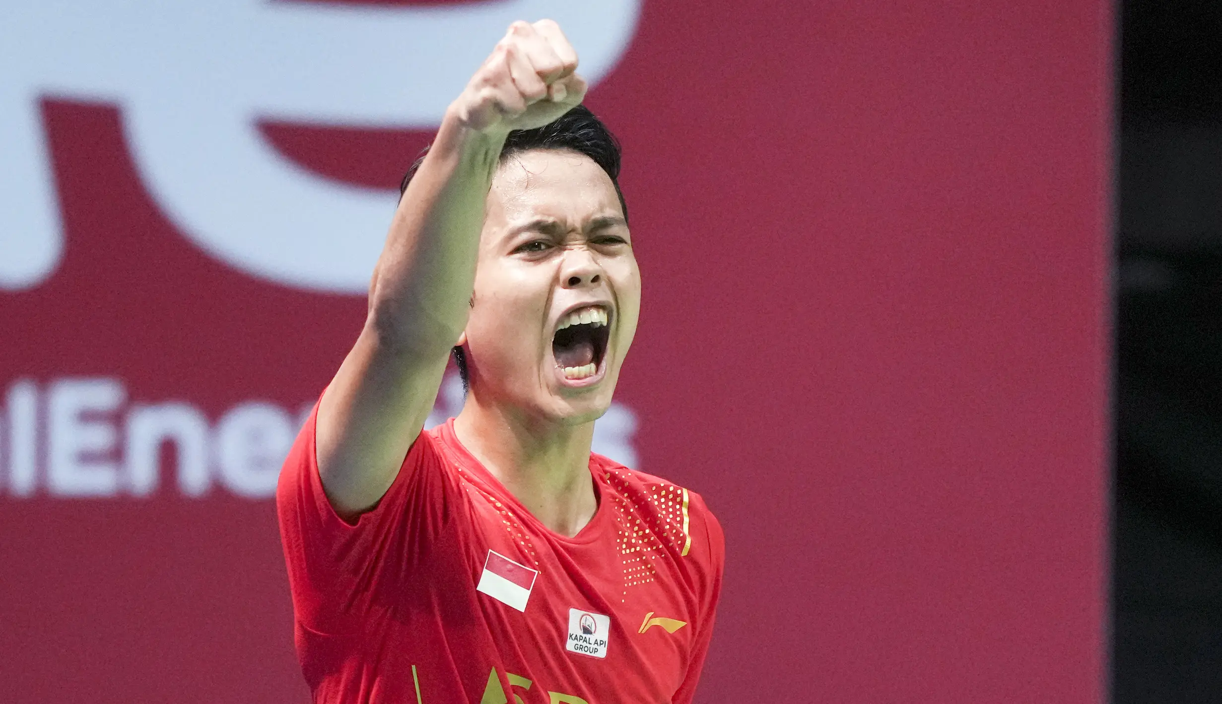 FOTO: Anthony Ginting Buka Asa Juara di Thomas Cup - Foto Liputan6.com