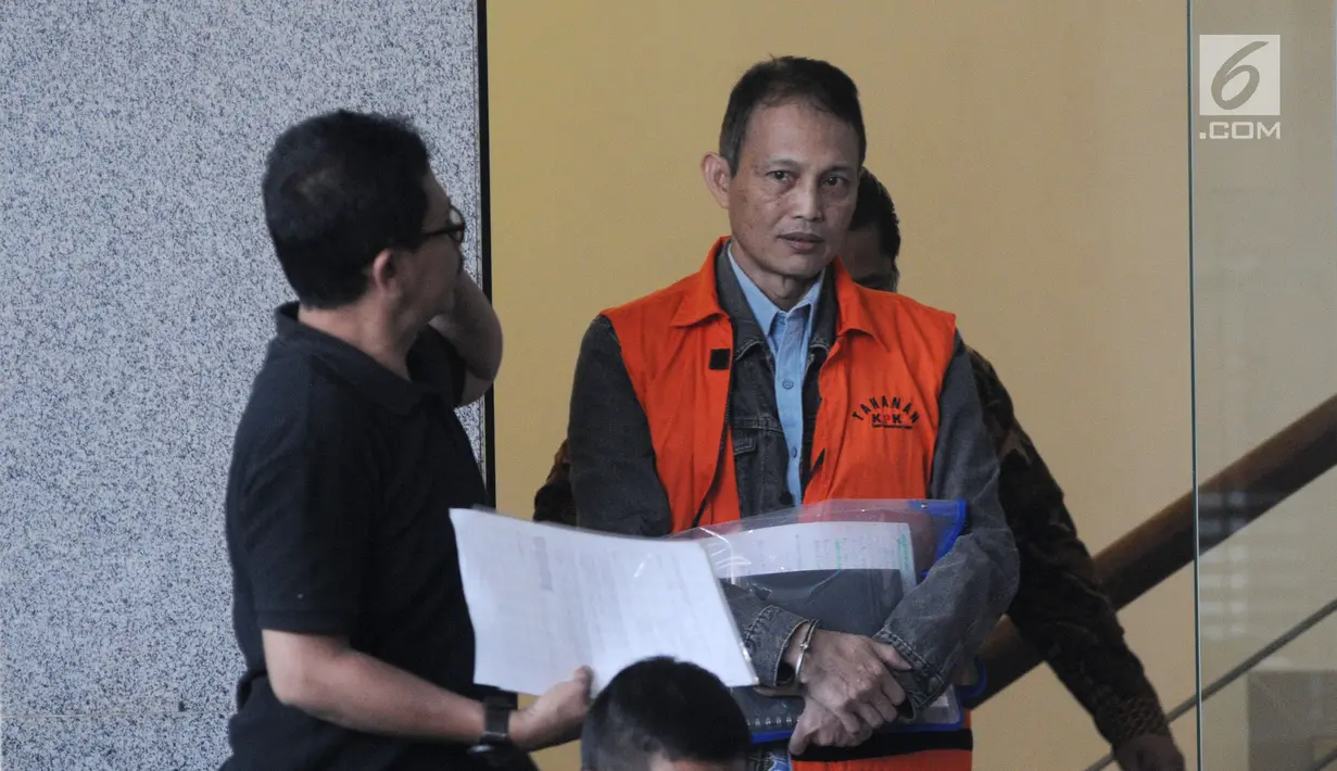 FOTO: Direktur Teknologi Krakatau Steel Kembali Diperiksa KPK - Foto Liputan6.com