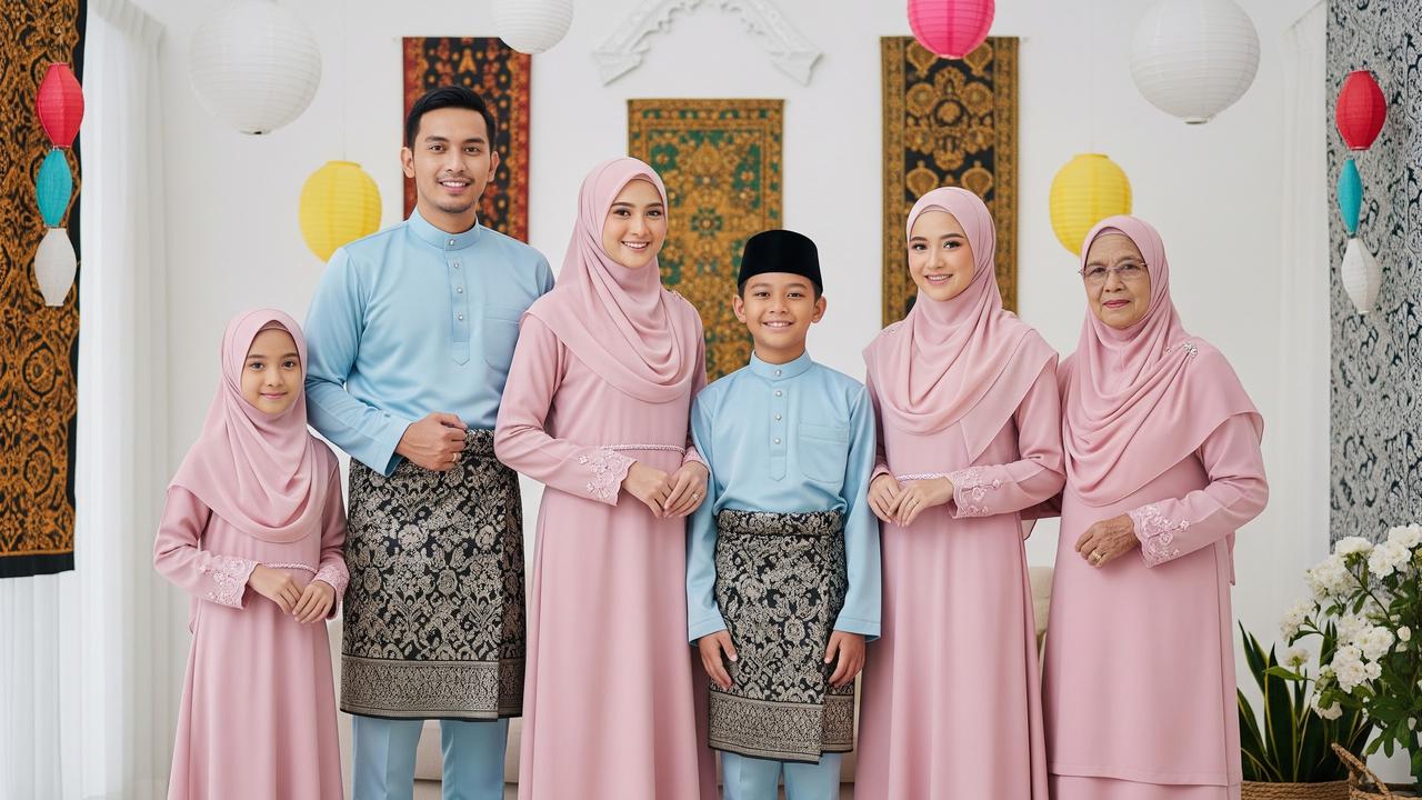 9 Model Gamis Couple Keluarga tapi Tetap Stylish dan Tidak Norak ...