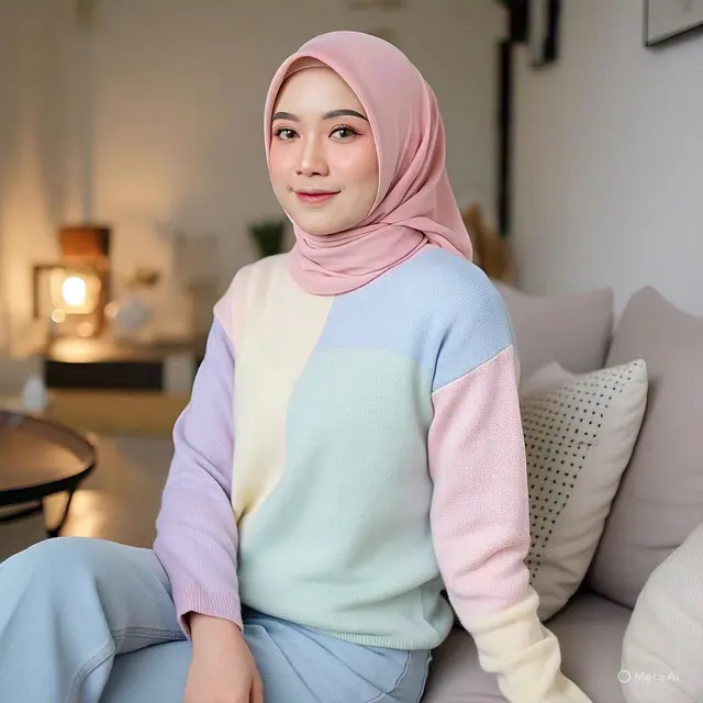 14 Inspirasi Outfit Korean Style Hijab Terbaru 2025, Chic dan Trendy - Hot Liputan6.com