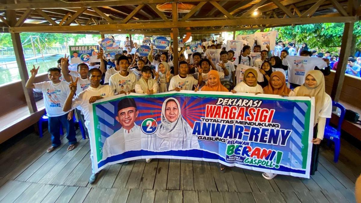 Ratusan Warga Sigi Gabung Berani Gaspoll Demi Menangkan Anwar-Reny di Pilgub Sulteng - Pemilu ...