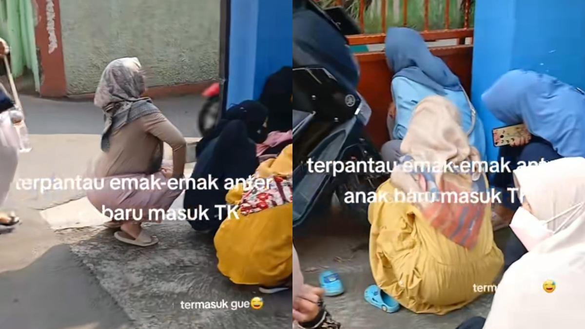 Viral Emak-Emak Antar Anak Masuk TK Hari Pertama, Kompak Intip dari Luar Pagar - Hot Liputan6.com