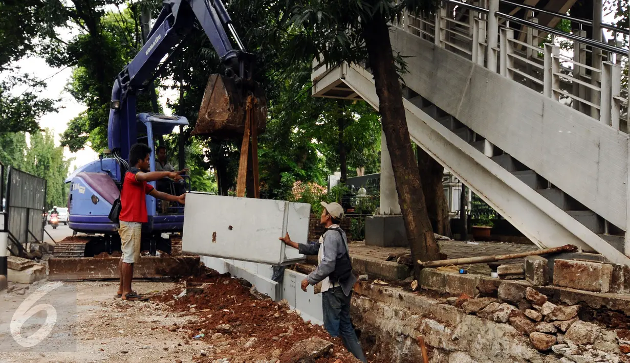Penataan Trotoar Enam Kecamatan di Jakarta Selatan Berjalan Lamban ...