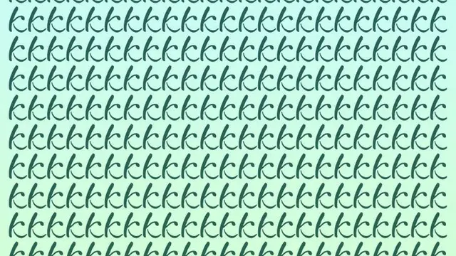 Top 3: Tes Kejelian Mata, Temukan Huruf Berbeda dalam Waktu 5 Detik ...