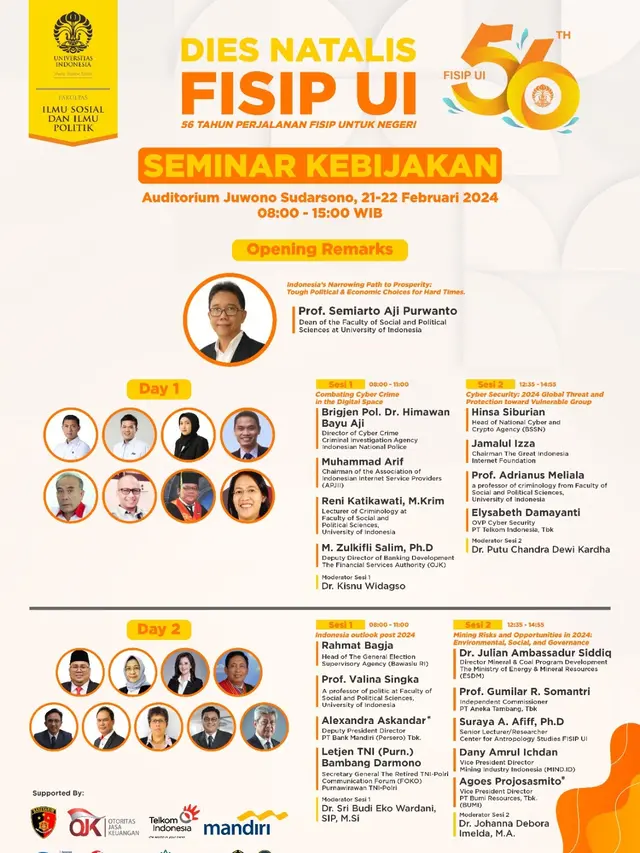 Fisip UI Kembali Gelar Dies Natalis ke-56 - News Liputan6.com