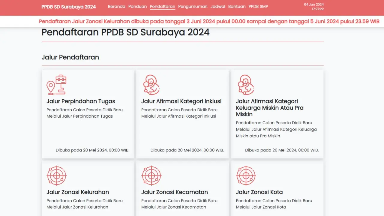 Simak Selengkapnya Jadwal, Jalur, hingga Syarat Pendaftaran PPDB SD Surabaya 2024 - News ...