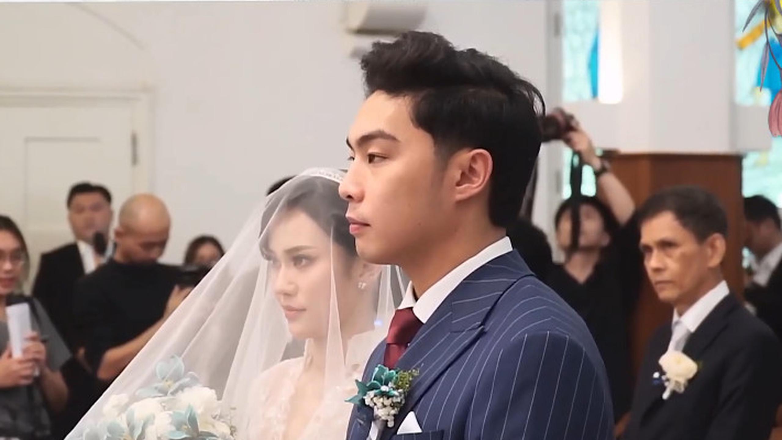 8 Momen Pemberkatan Pernikahan Jessica Jane dan Erwin Phang, Digelar ...