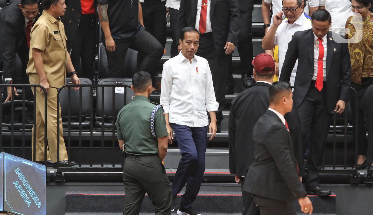 Presiden Jokowi Resmikan GOR Tertutup Indonesia Arena GBK