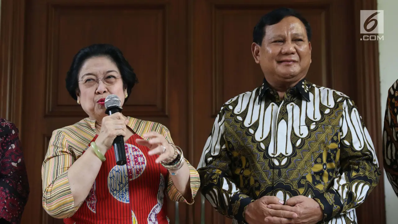 Prabowo Dikabarkan Temui Megawati di Teuku Umar, Pertemuan Berlangsung Satu Jam - News Liputan6.com