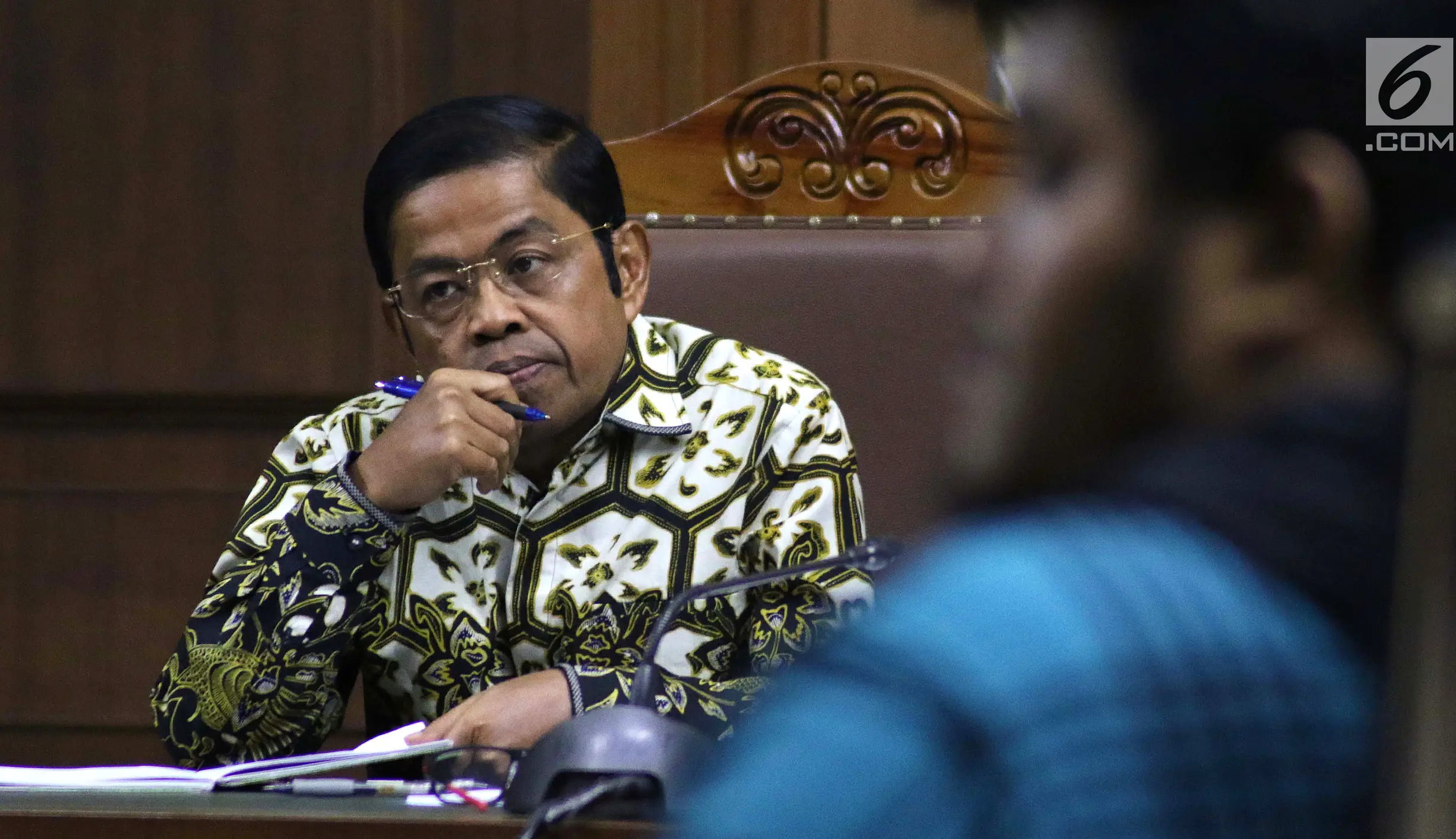 FOTO: Idrus Marham Jalani Sidang Pemeriksaan Saksi - Foto Liputan6.com