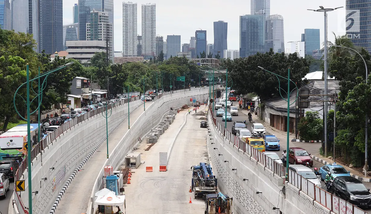 FOTO: Progres Telah 90 Persen, Begini Penampakan Proyek Underpass ...