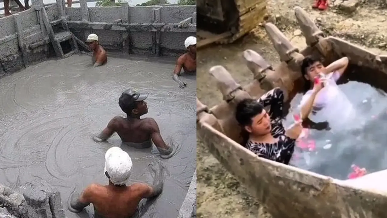 6 Aksi Kuli Bangunan Bersantai Karena Tak Ada Mandor Ini Kocak