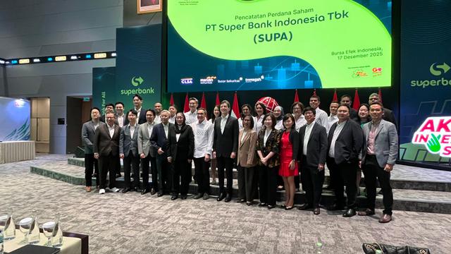Superbank (SUPA) Resmi Melantai di Bursa Efek Indonesia Hari Ini