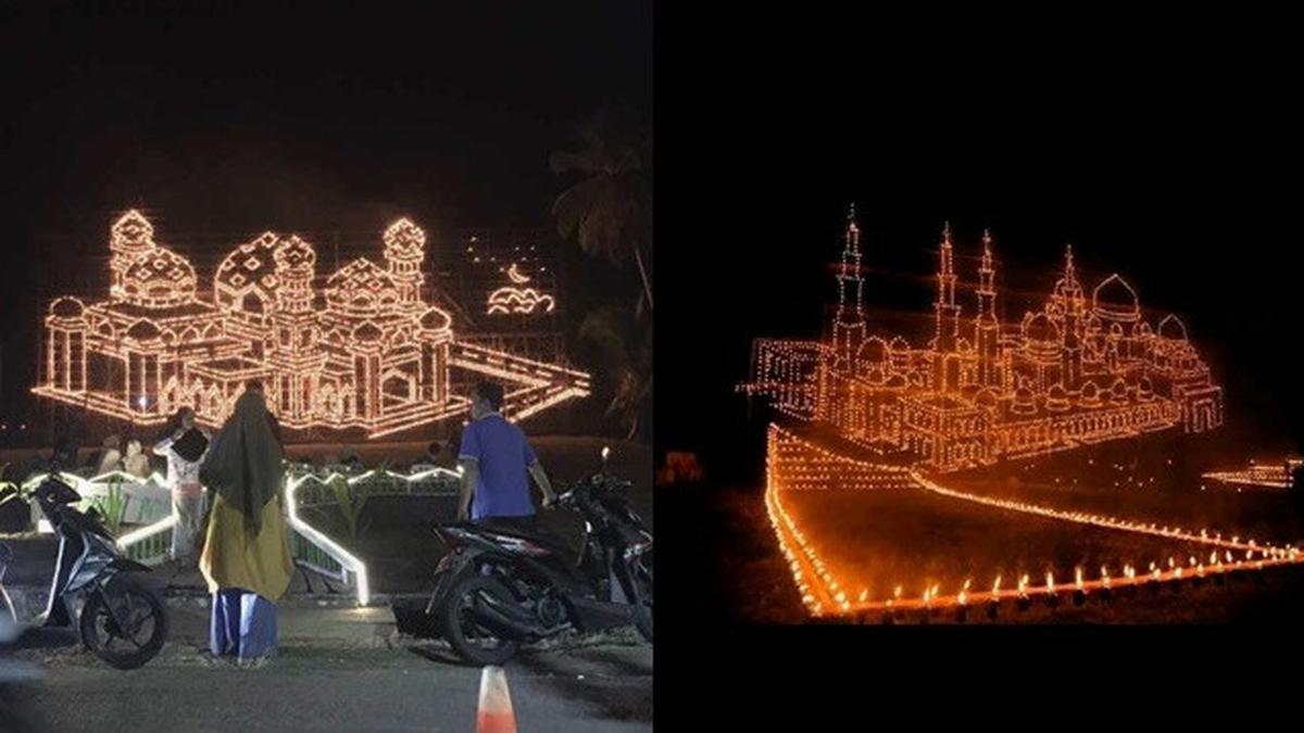 6 Potret Unik Tradisi Lampu Colok Penanda Ramadhan Segera Berakhir ...