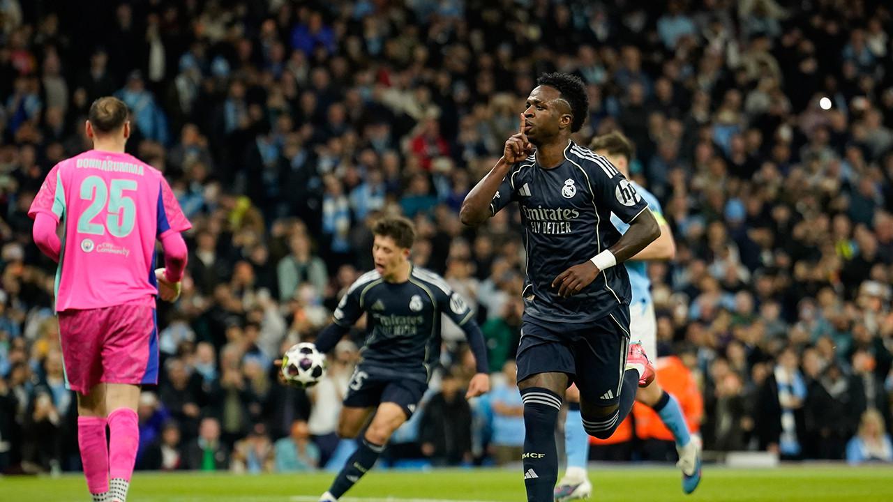 Man City vs Madrid: Drama Kartu merah dan Brace Vinicius, Los Blancos ...