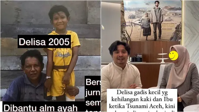 6 Potret Terbaru Delisa, Korban Tsunami Aceh yang Kini Sukses Kerja di Bank - Hot Liputan6.com