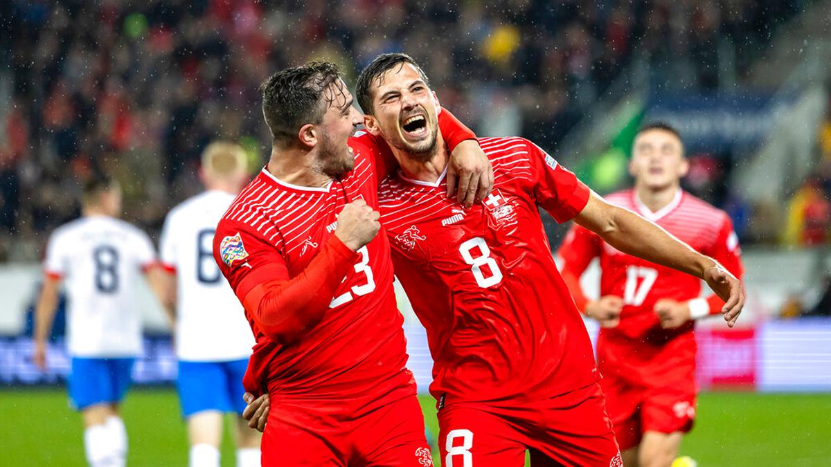 Swiss Benamkan Republik Ceko di UEFA Nations League - Foto Liputan6.com