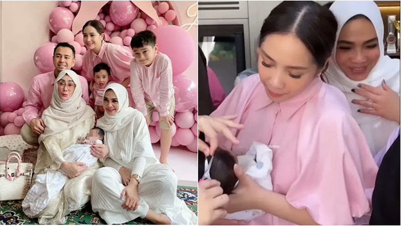 8 Momen Akikah Baby Lily Anak Angkat Raffi-Nagita, Sederhana Bernuansa ...