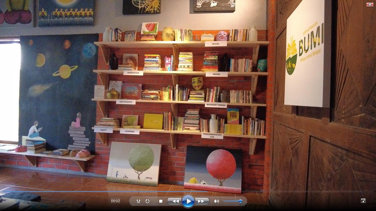 Perpustakaan Bumi Cartoon Village Sidareja, Wujud Kepedulian Generasi ...