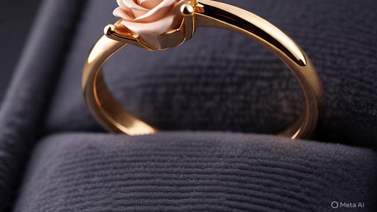 Manis dan Mewah, 7 Model Cincin Emas Bunga Mawar Terbaru 2025 untuk ...