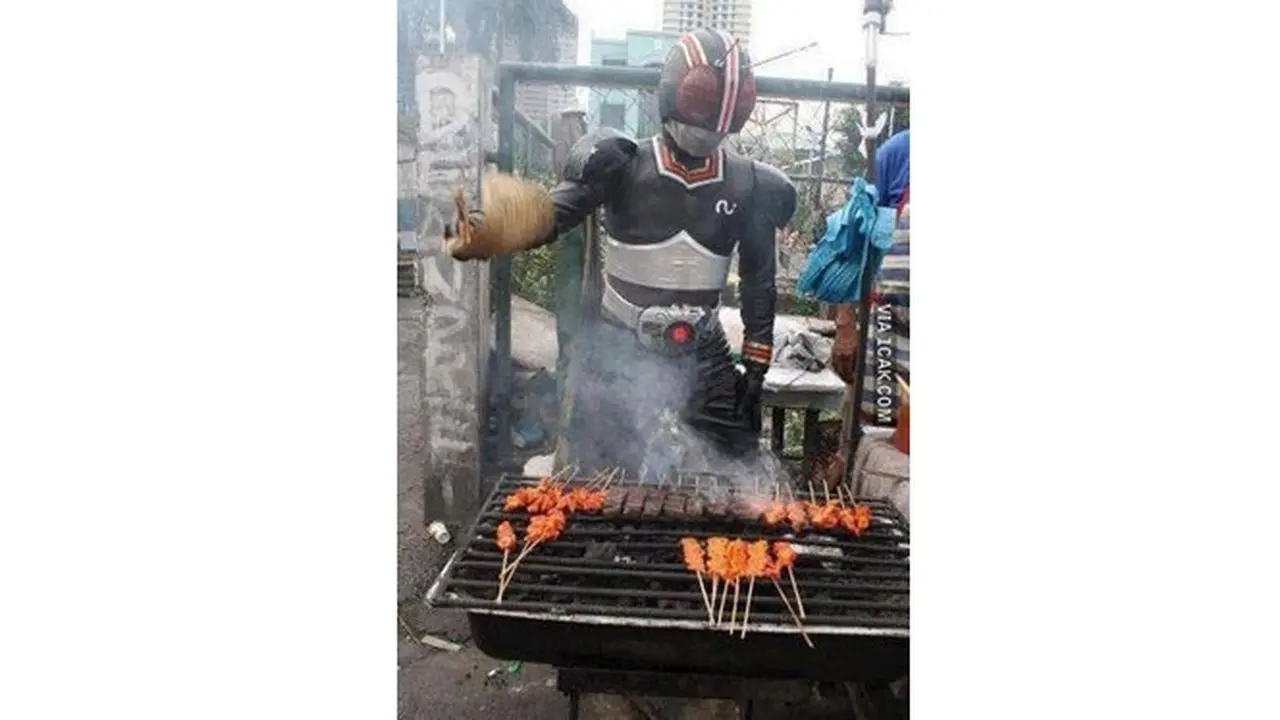 6 Cara Promosi Penjual Sate Ini Bikin Geleng Kepala - Hot Liputan6.com