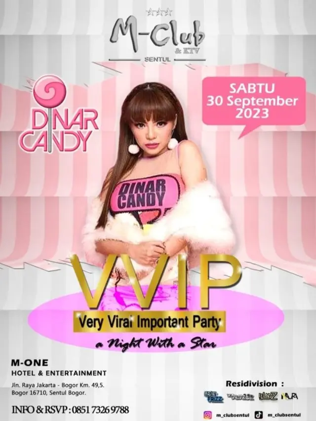 Dinar Candy Siap Menggebrak M-Club Cibinong dengan Very Viral Important ...