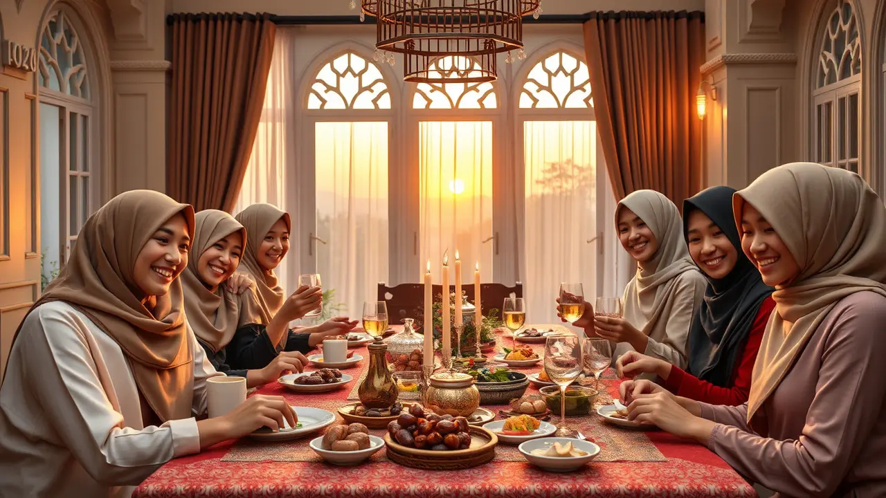 350 Caption Buka Puasa Bersama yang Inspiratif dan Menyentuh Hati - Feeds Liputan6.com